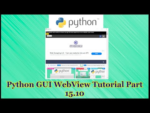 Python Gui Webview Tutorial Part 15 10 Supercoders Web Development