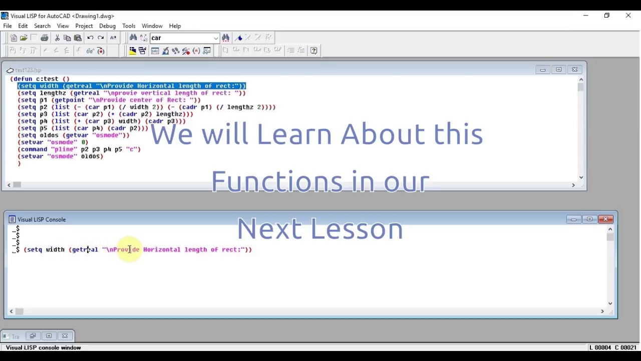 Lisp Tutorial Autocad Addictbilla