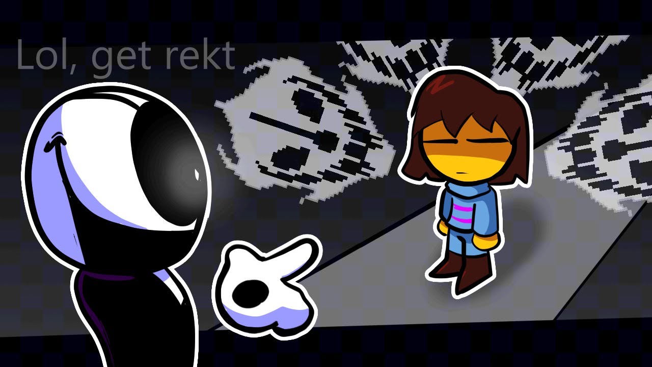Shut Up Loser Gaster Blaster Undertale Animation Youtube