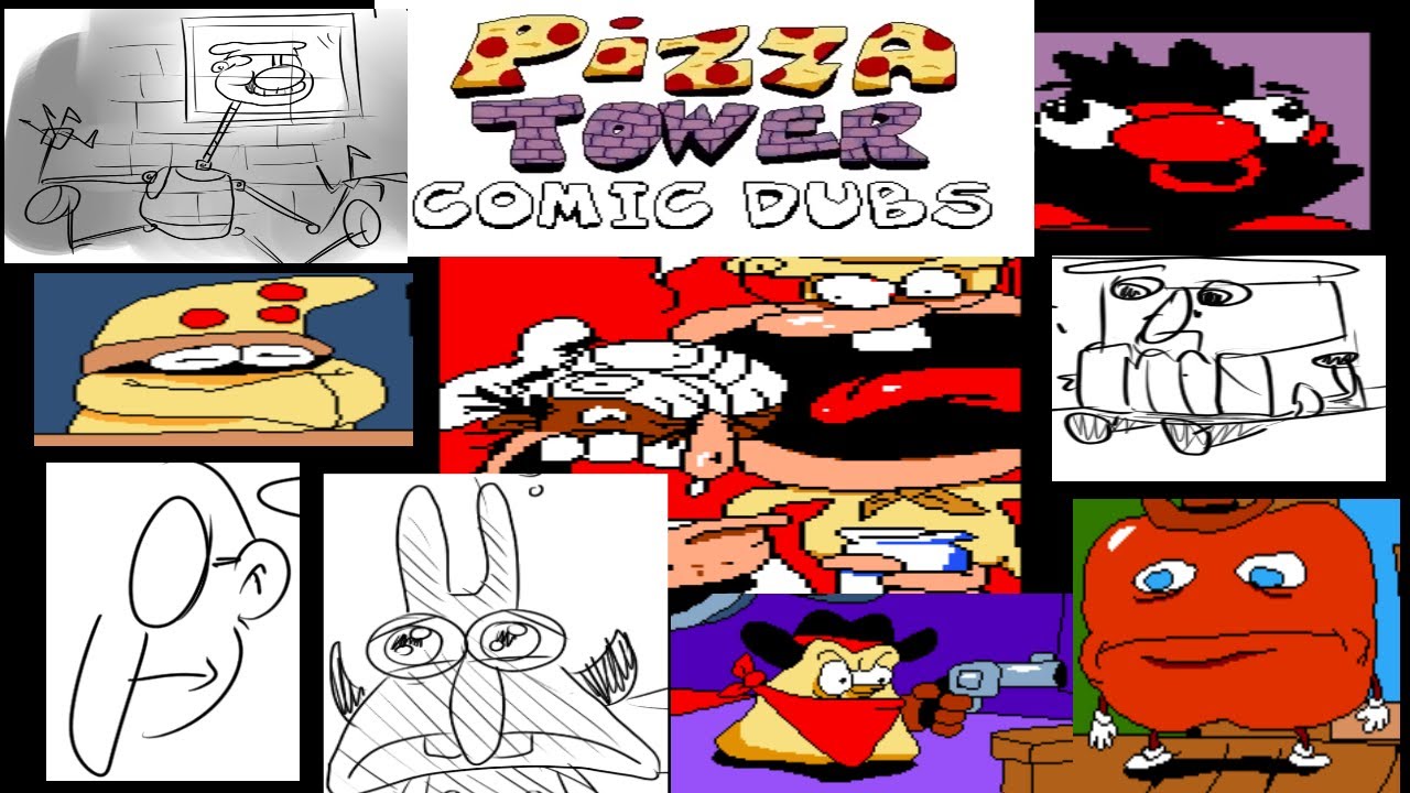 Pizza Tower Comic Dub Compilation Ft Painass Happy Late Anniversary
