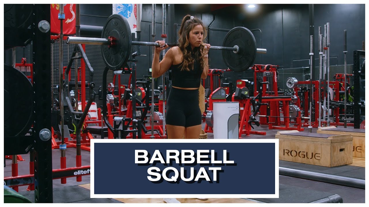 Barbell Squat Easy 1 Minute Tutorial Youtube