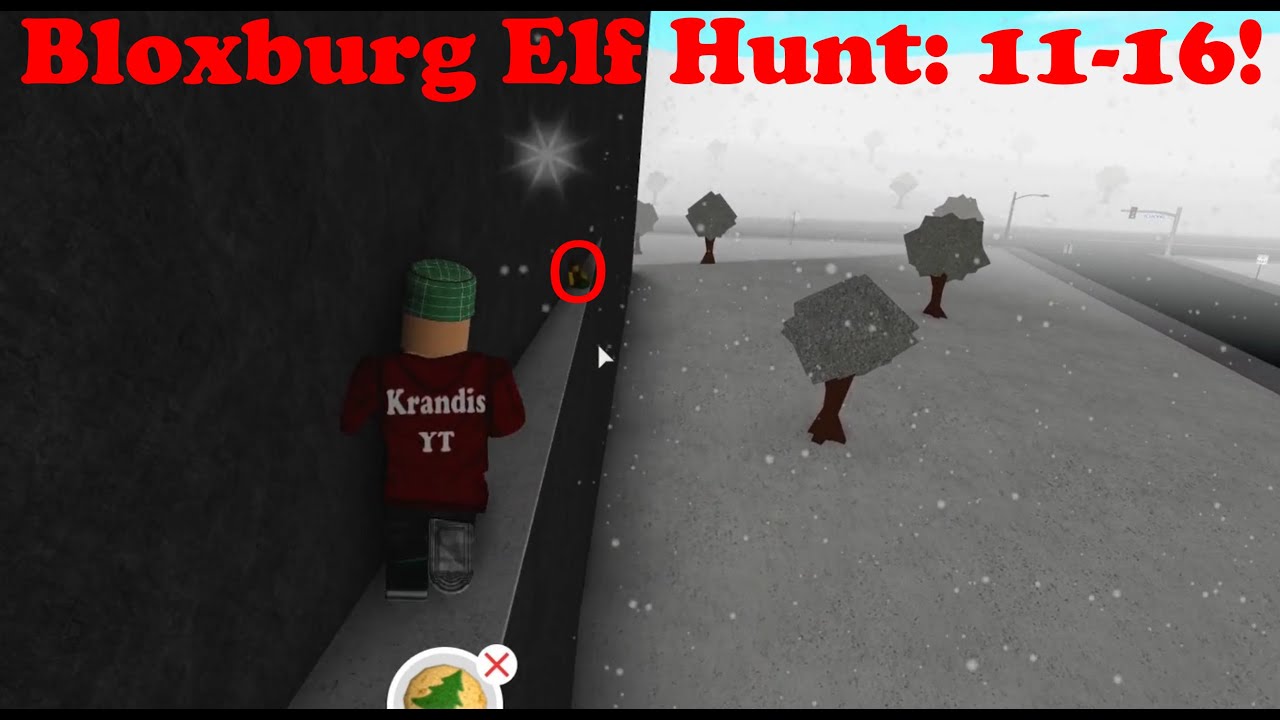 Bloxburg Elf Hunt All The Remaining Elf Locations 12 16 Youtube