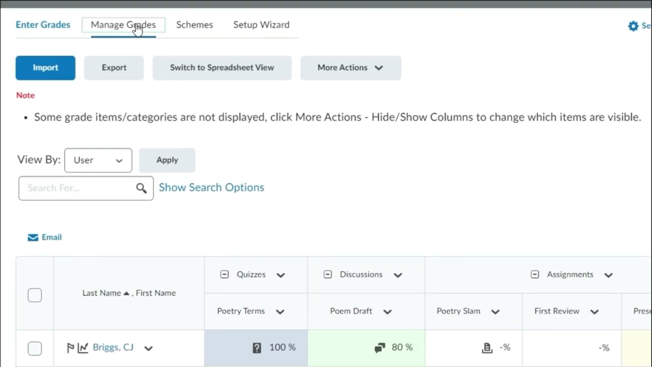 Gradebook Overview Youtube