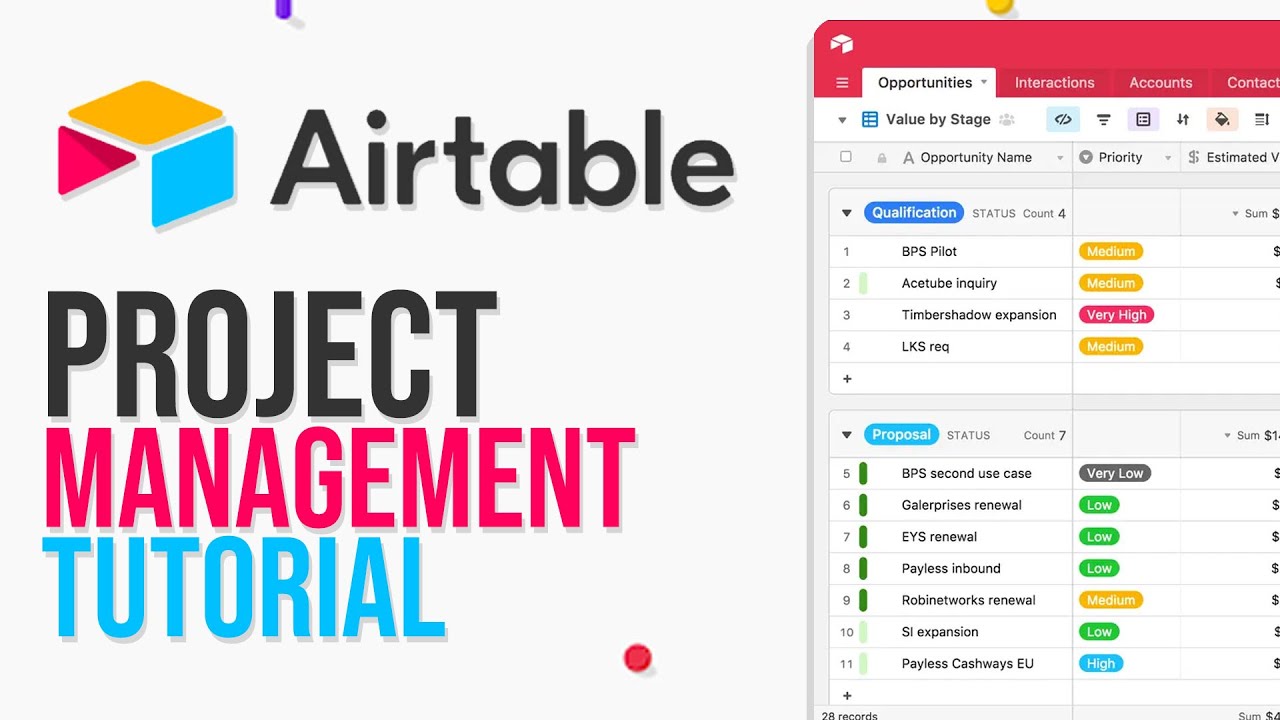 Complete Airtable Project Management Tutorial 2025 Youtube