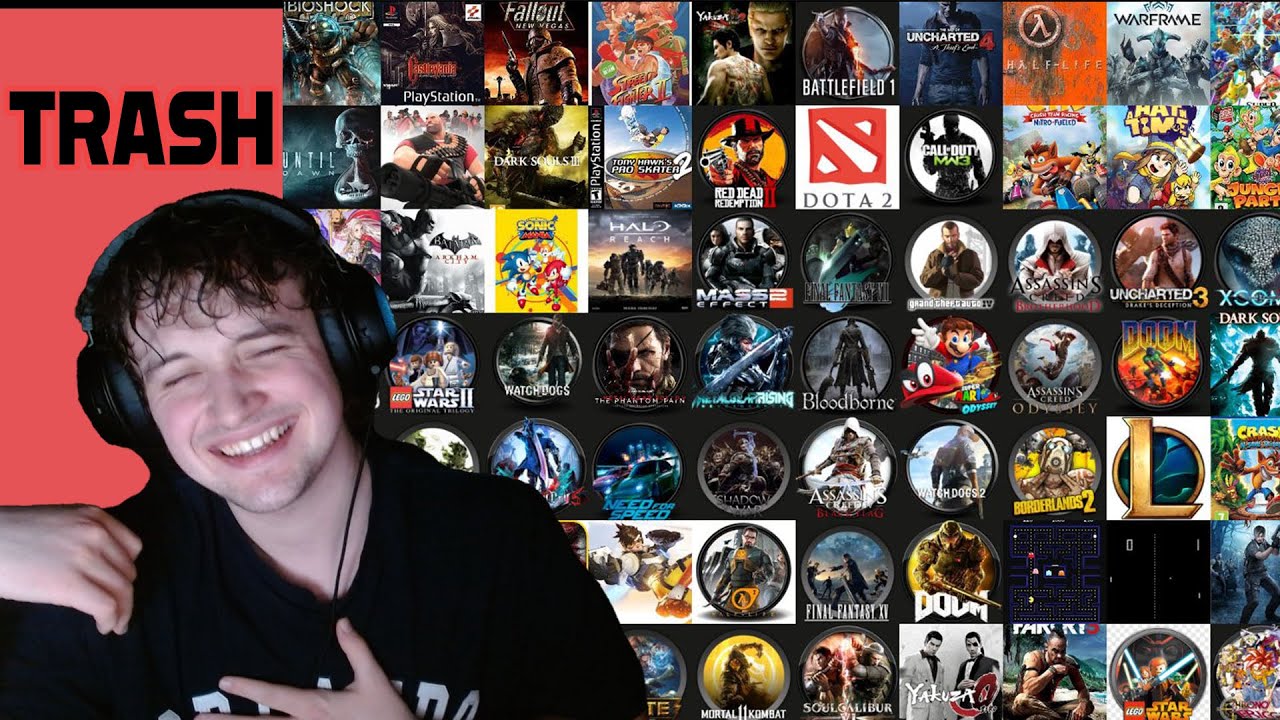 The Ultimate Video Game Tier List Youtube