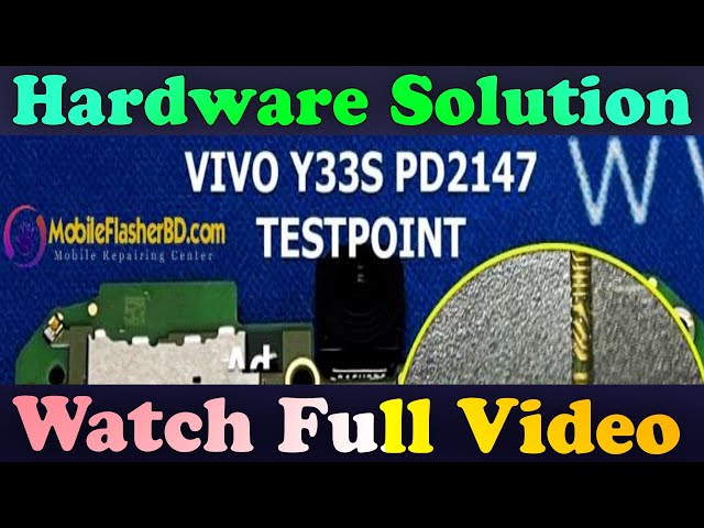 Vivo Y33s Test Point Isp Pinout Remove Pattern Lock And 40 Off