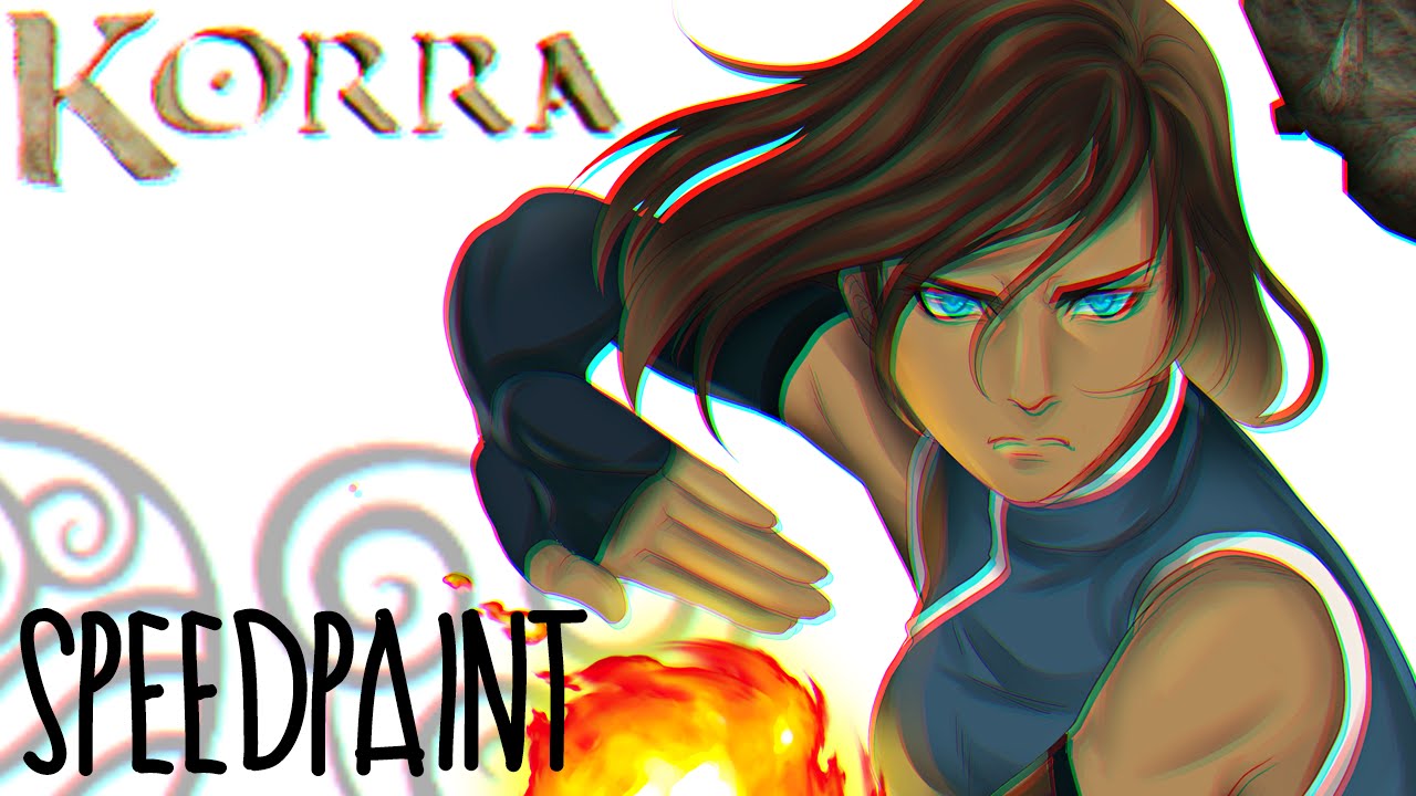 Speedpaint Legend Of Korra Book 4 Re Upload Youtube