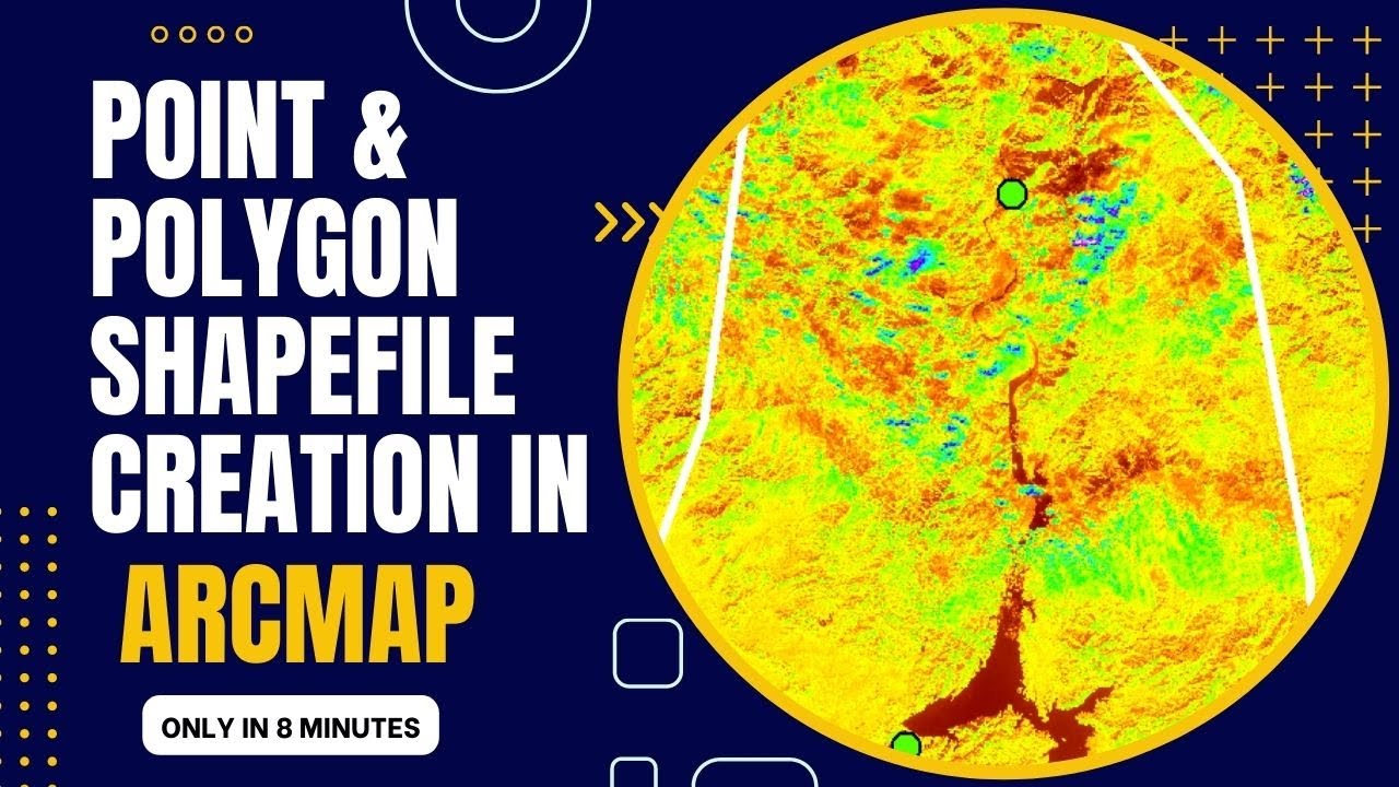 Creating Point And Polygon Shapefile From Graphics In Gis Youtube
