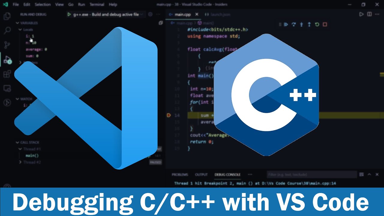 How To Debug C C With Visual Studio Code 2021 Windows Youtube