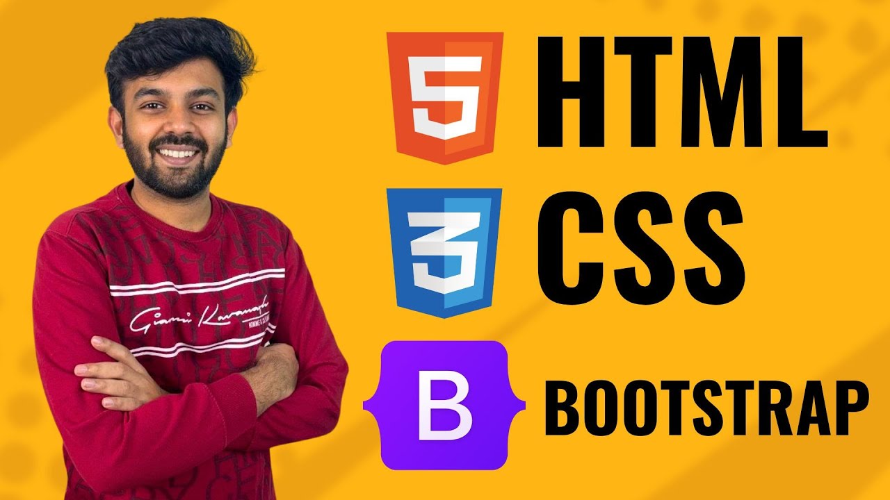 Html Css Bootstrap Web Development 8 Hours Full Course Beginner