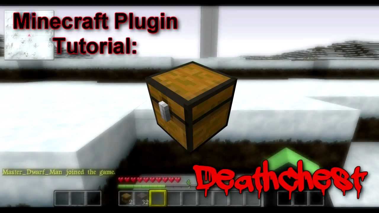 Minecraft Plugin Tutorial Deathchest Youtube