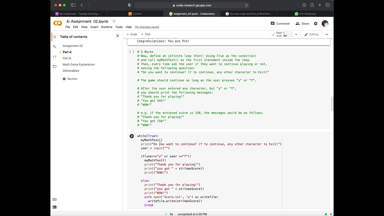 Python Assignment 2 Youtube