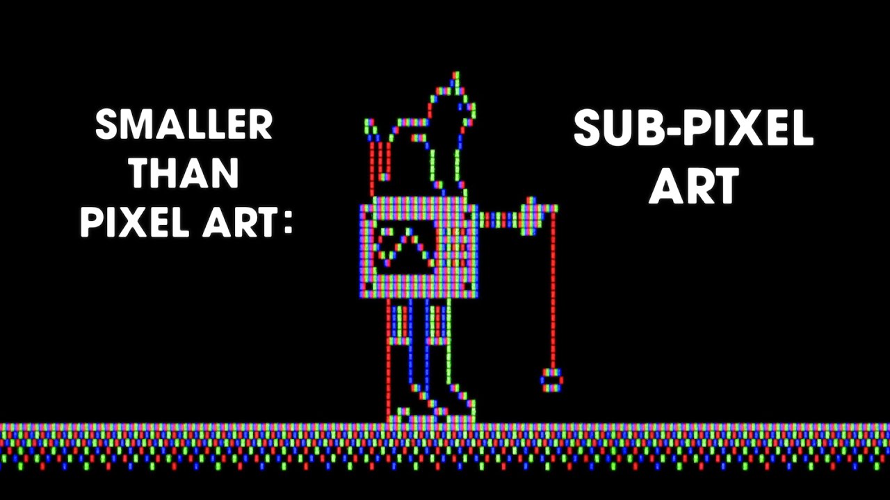 The Wonders Of Sub Pixel Art
