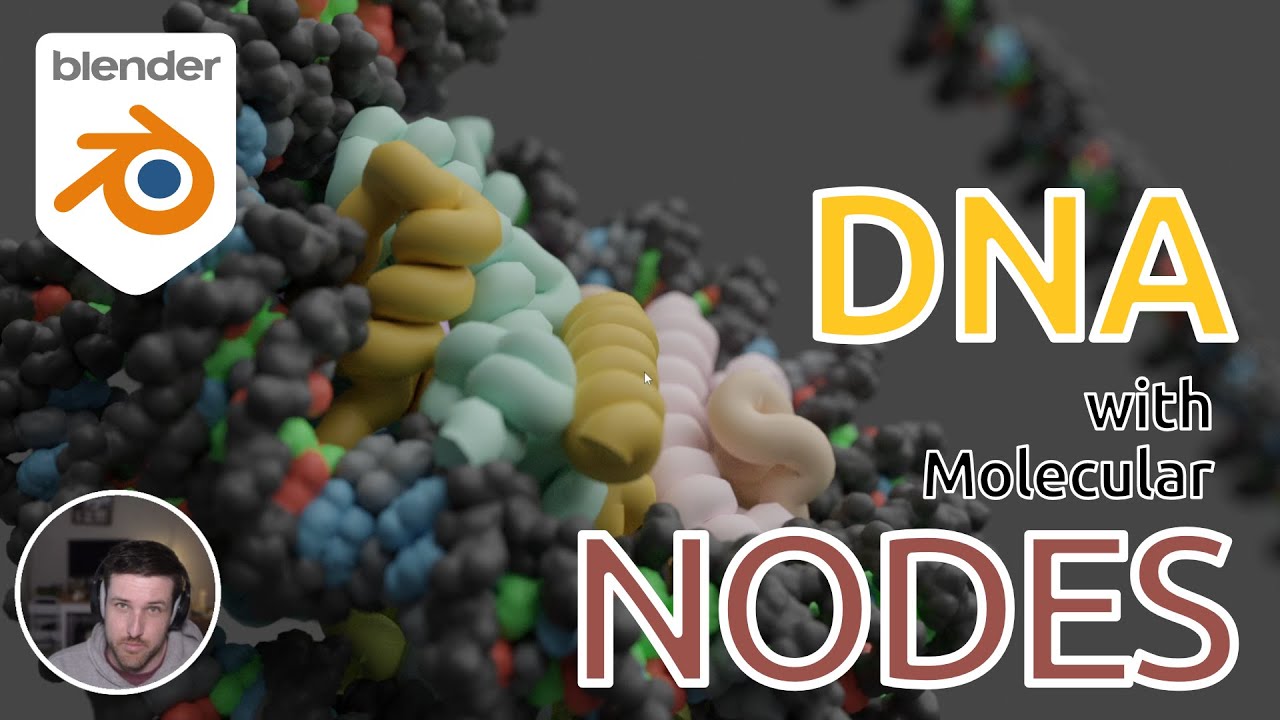 Dna In Molecular Nodes Blender For Biochemists Geometry Nodes Youtube