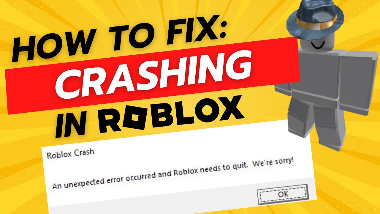 How To Fix Roblox Crashing Roblox Crash Fix Youtube