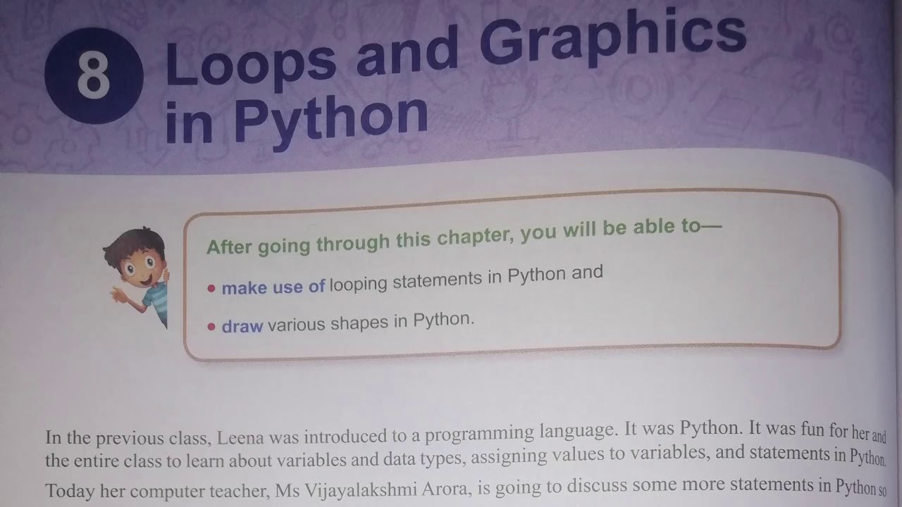 Computer Ch 8 Loops And Graphics In Python Loops And Graphics In