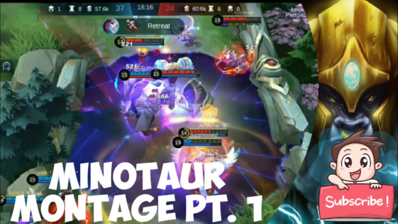Minotaur Montage Pt 1 Sets Saves And Outplays Youtube