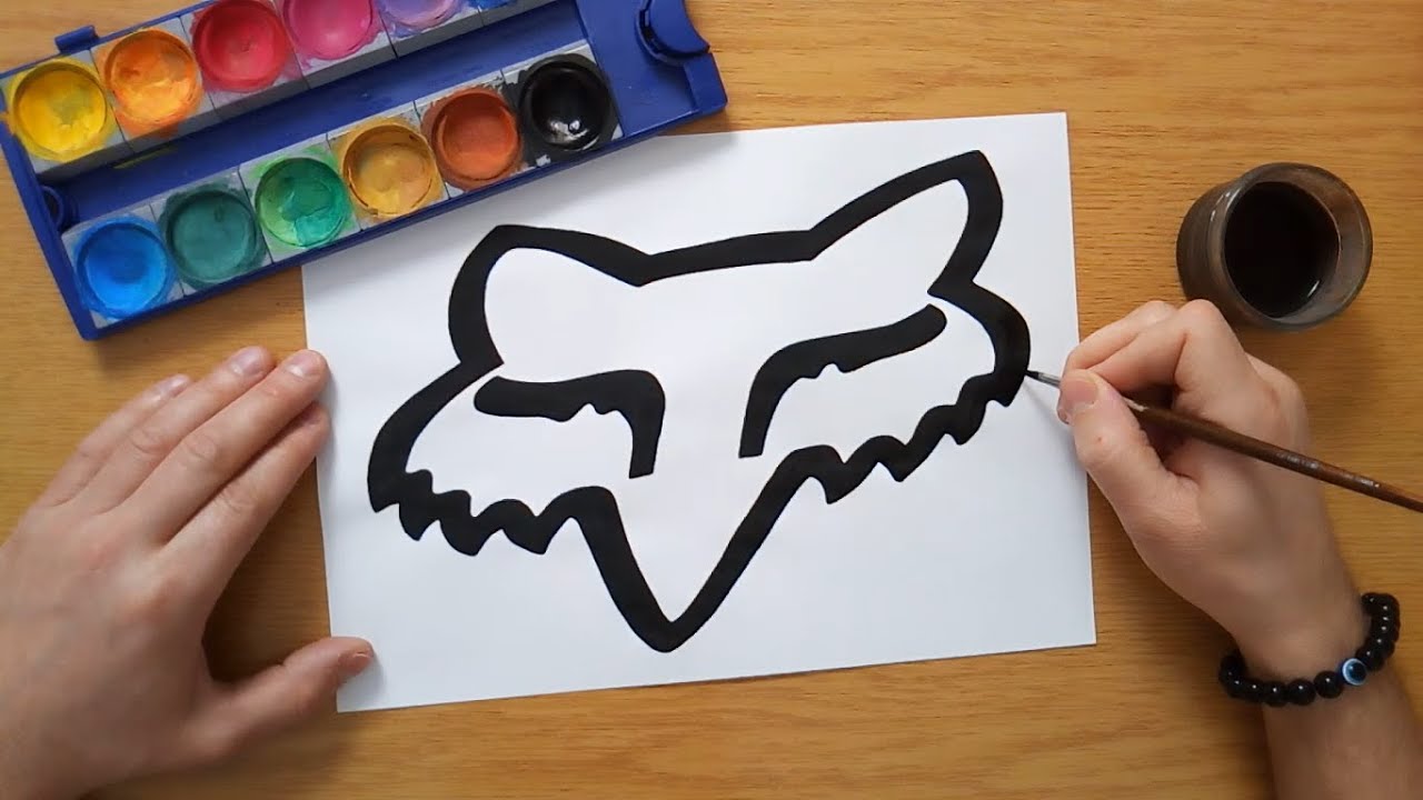 Fox Racing Logo Tegninger Fox Logo 3 Eshop Stickers