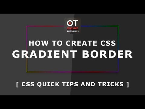 How To Create Css Gradient Border Css Quick Tips And Trick Pure Css