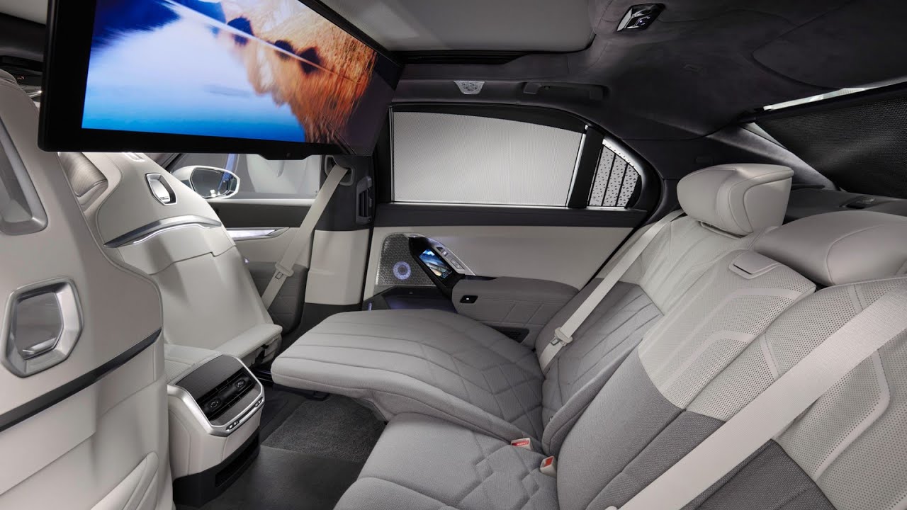 2023 Bmw I7 Interior Tour Theatre Screen My Modes Youtube