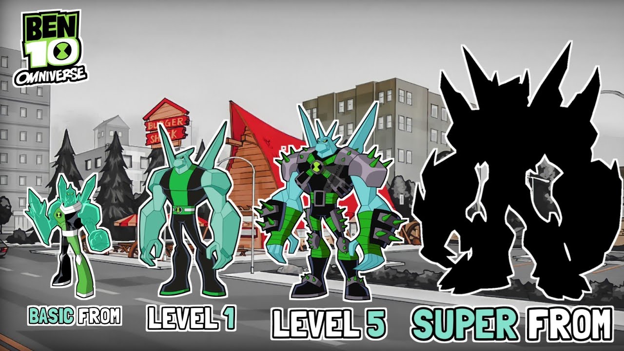 Ben 10 Diamondhead Evolution To Supreme Ultimate Form Youtube