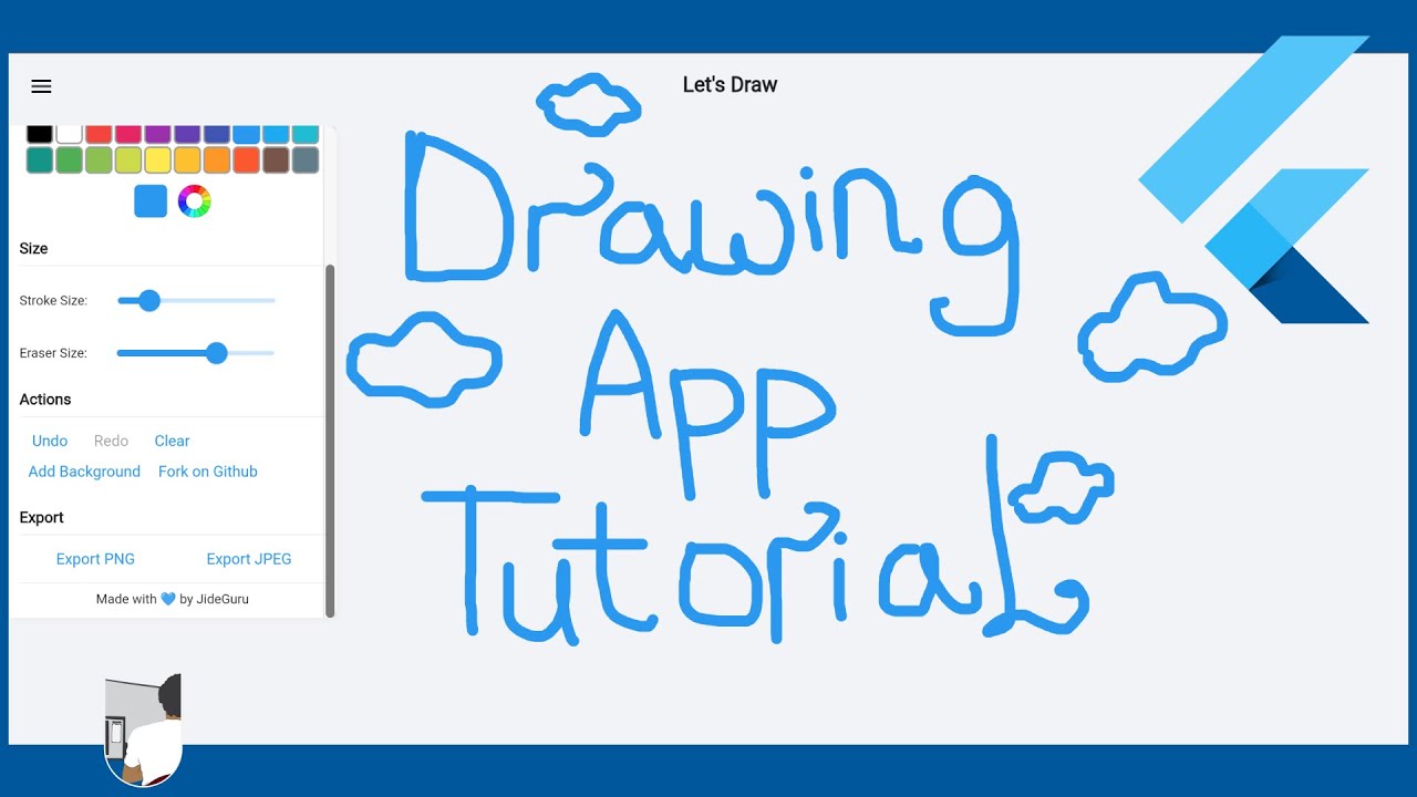 Flutter Tutorial Drawing App Custompaint Youtube