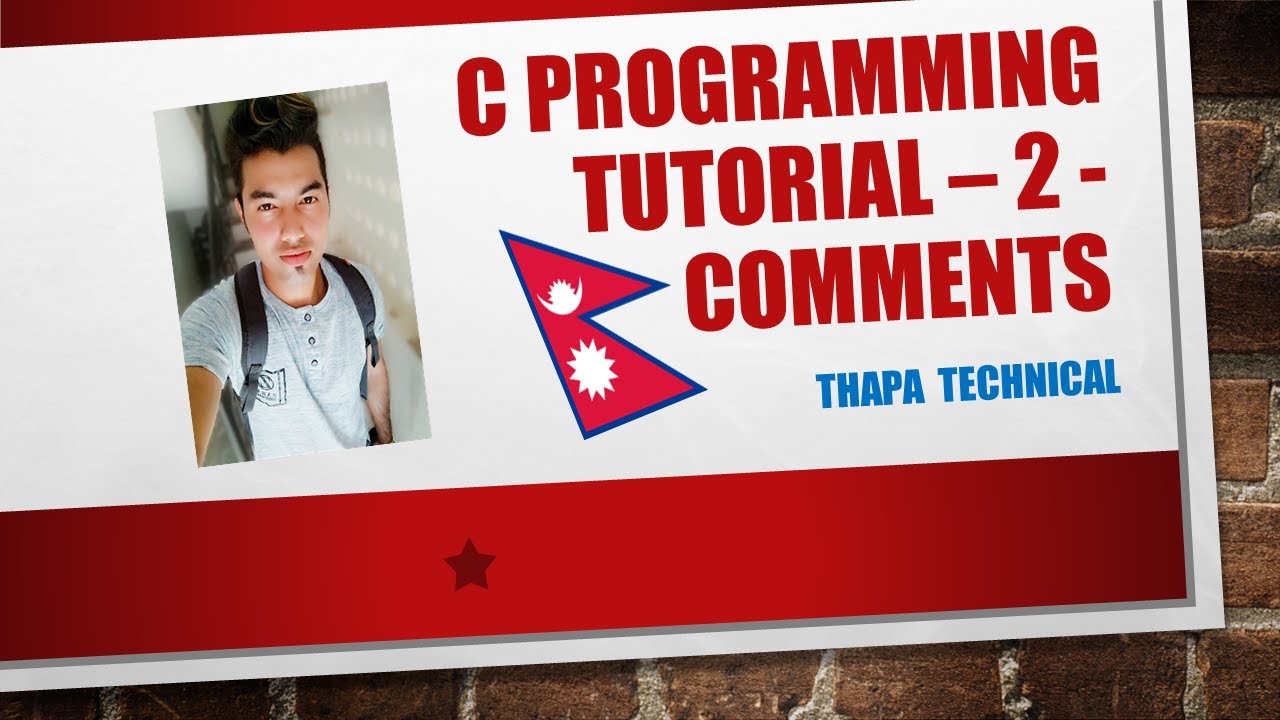 C Programming Tutorial 2 Comments Nepali Youtube