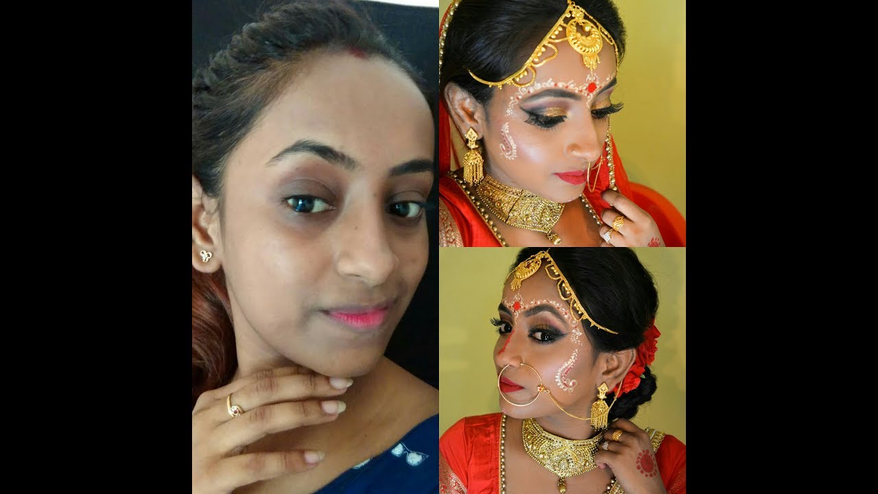 Bengali Bridal Eye Makeup Tutorial Saubhaya Makeup