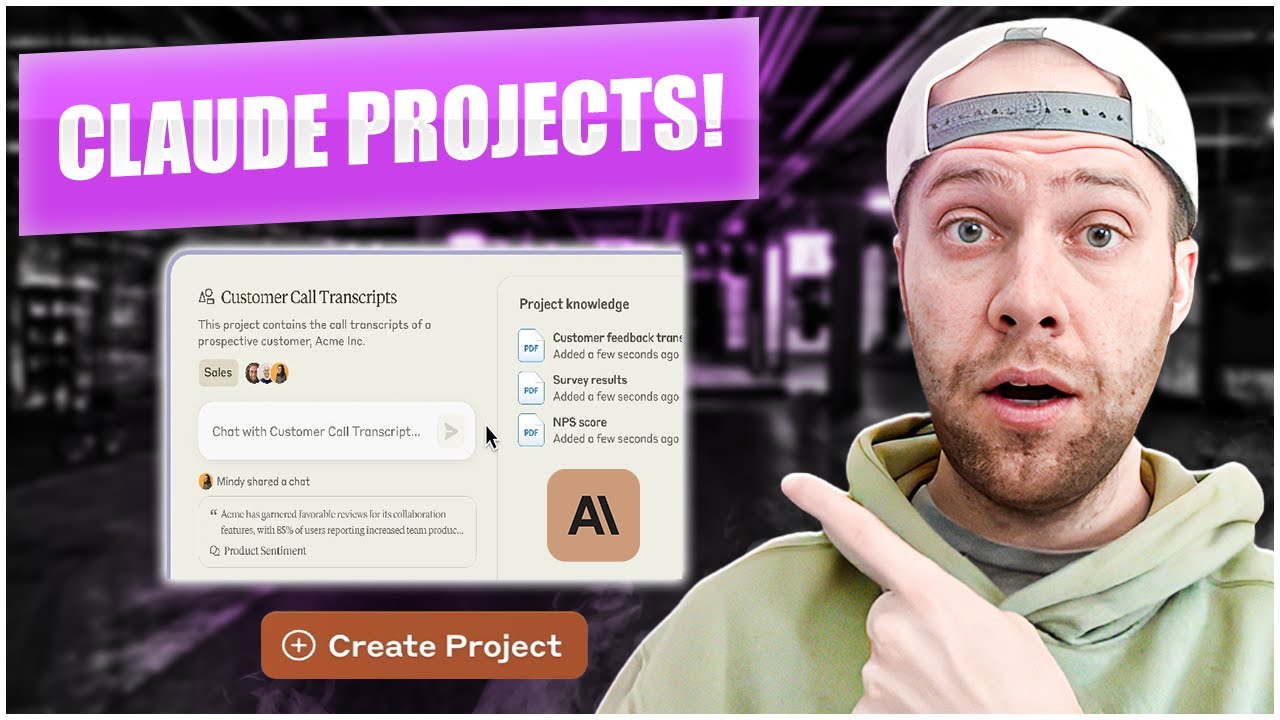 How To Create Claude Projects Step By Step Guide For Beginners Youtube