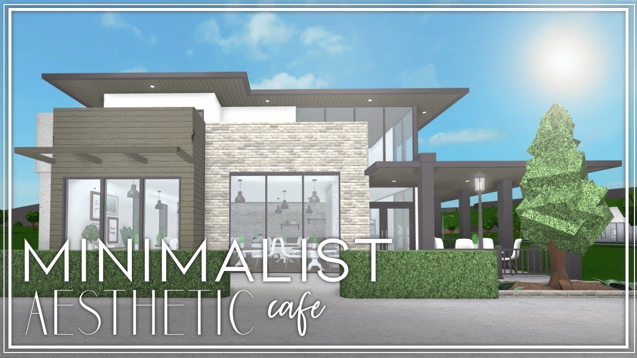 Download Aesthetic Bloxburg Cafe Outside Gif