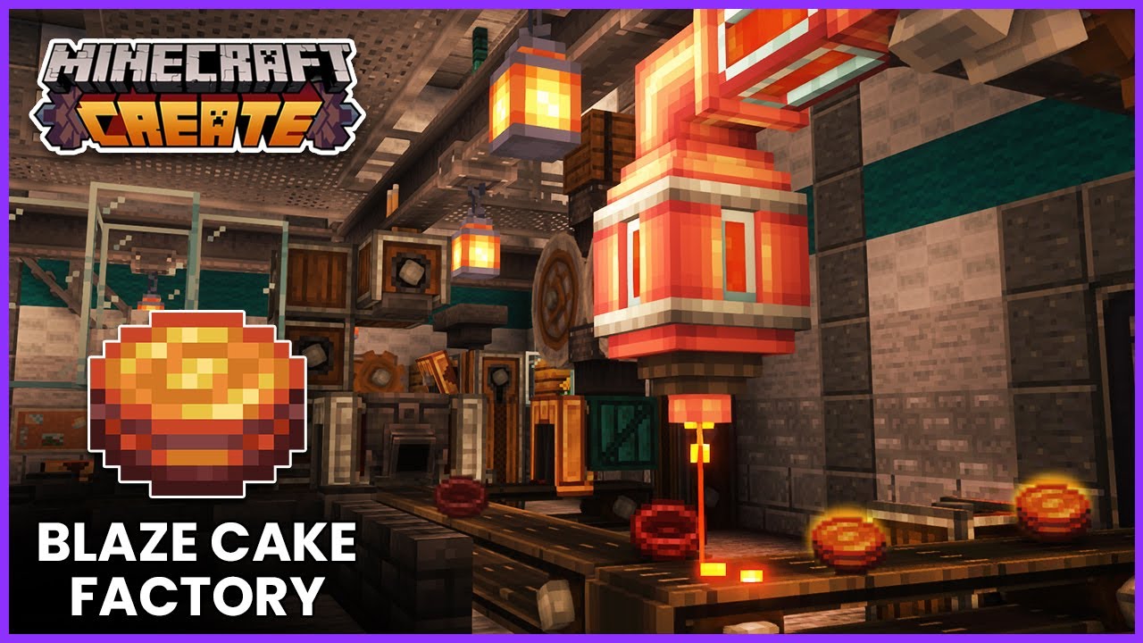 Blaze Cake Factory Create Mod Youtube