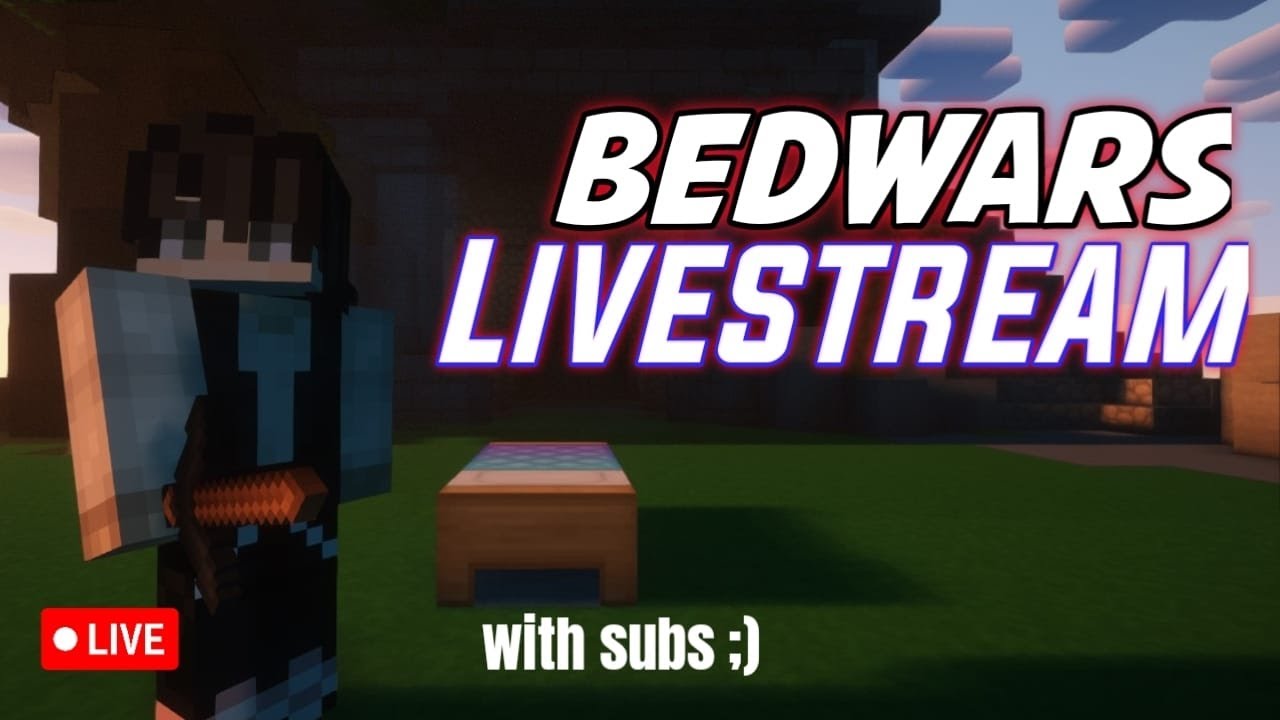 Minecraft Bedwars Live Training Arc And Playing With Subs Live