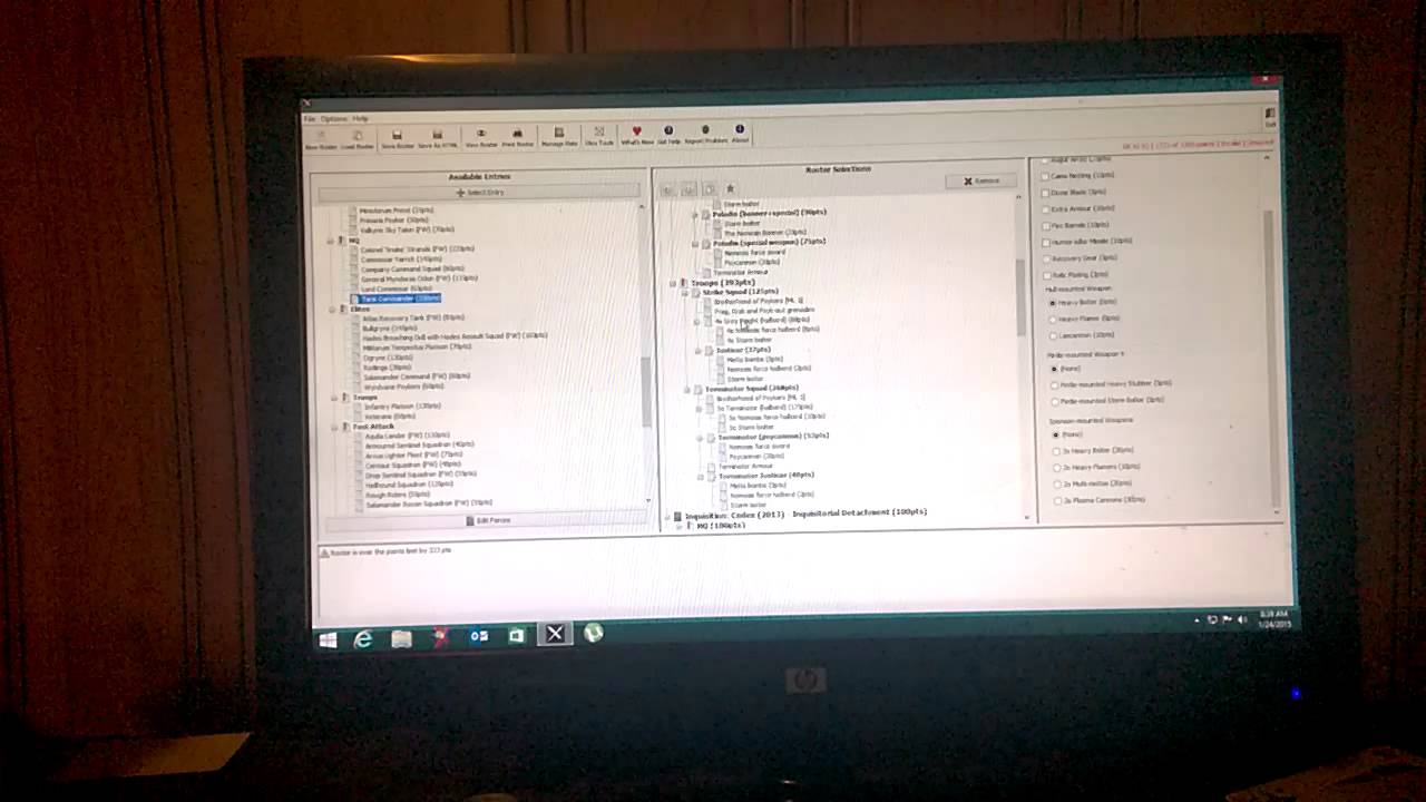 How To Use Battlescribe With Warhammer 40k 7th Edition Youtube