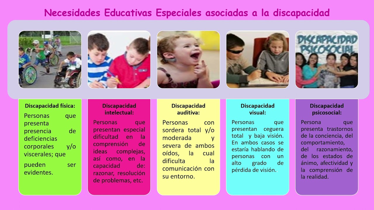 Tipos De Necesidades Educativas Especiales Crem