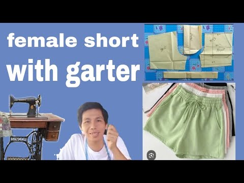 Paano Mag Pattern Ng Short With Garter Youtube