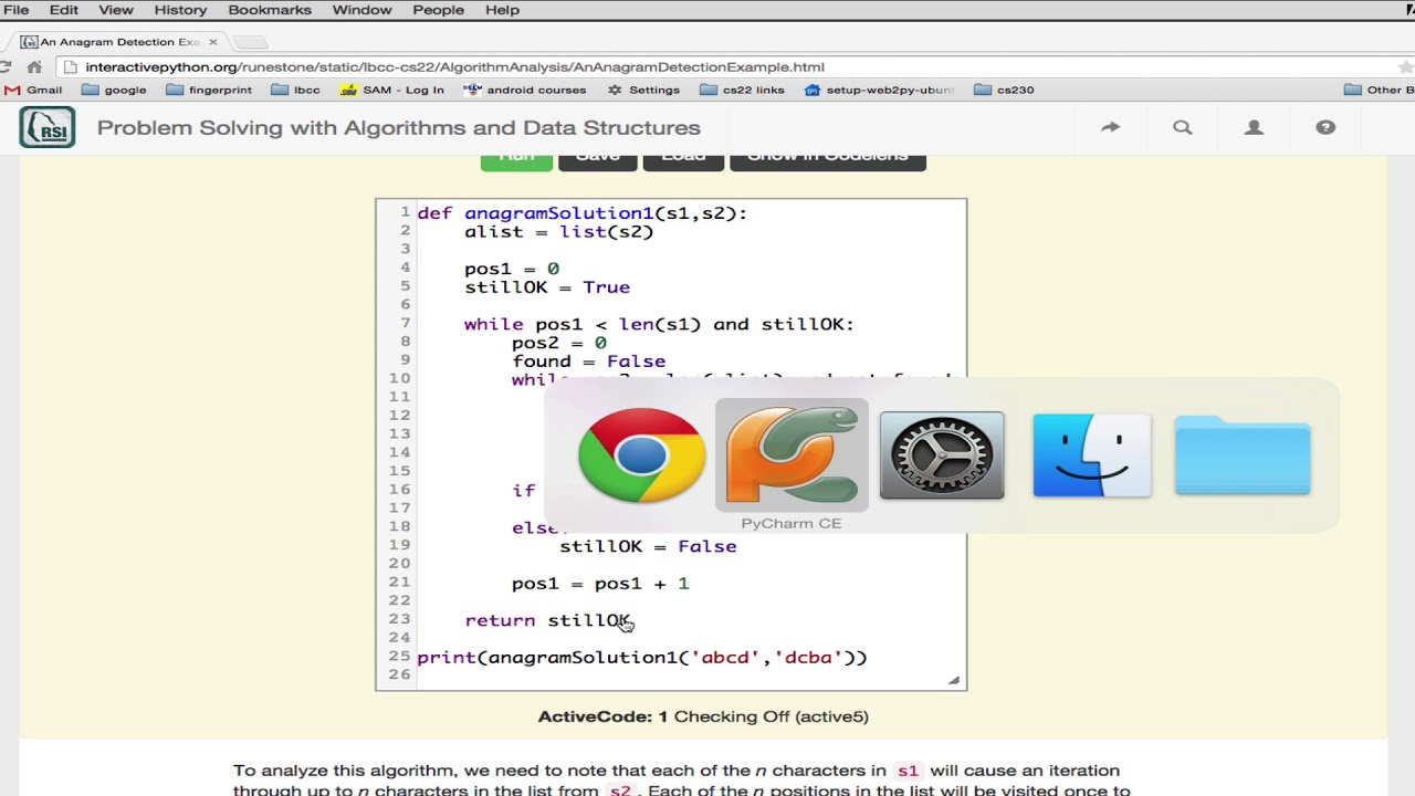 Analysis 3 Anagrams Example 1 Youtube