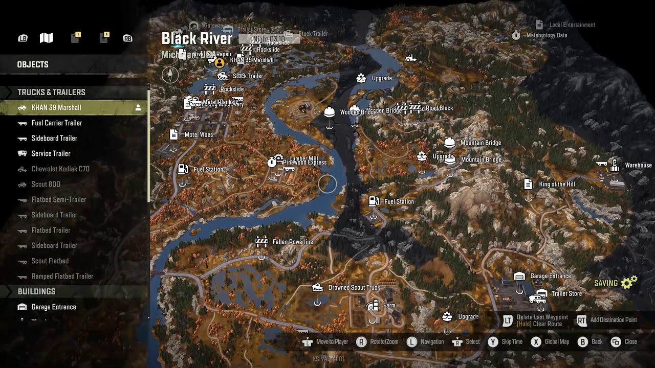 Snowrunner Black Rock Michigan Full Map Youtube