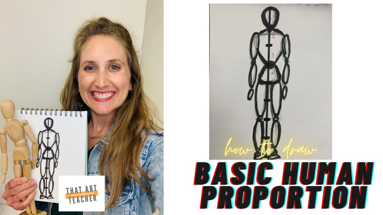 How To Draw Basic Human Proportions That Art Teacher