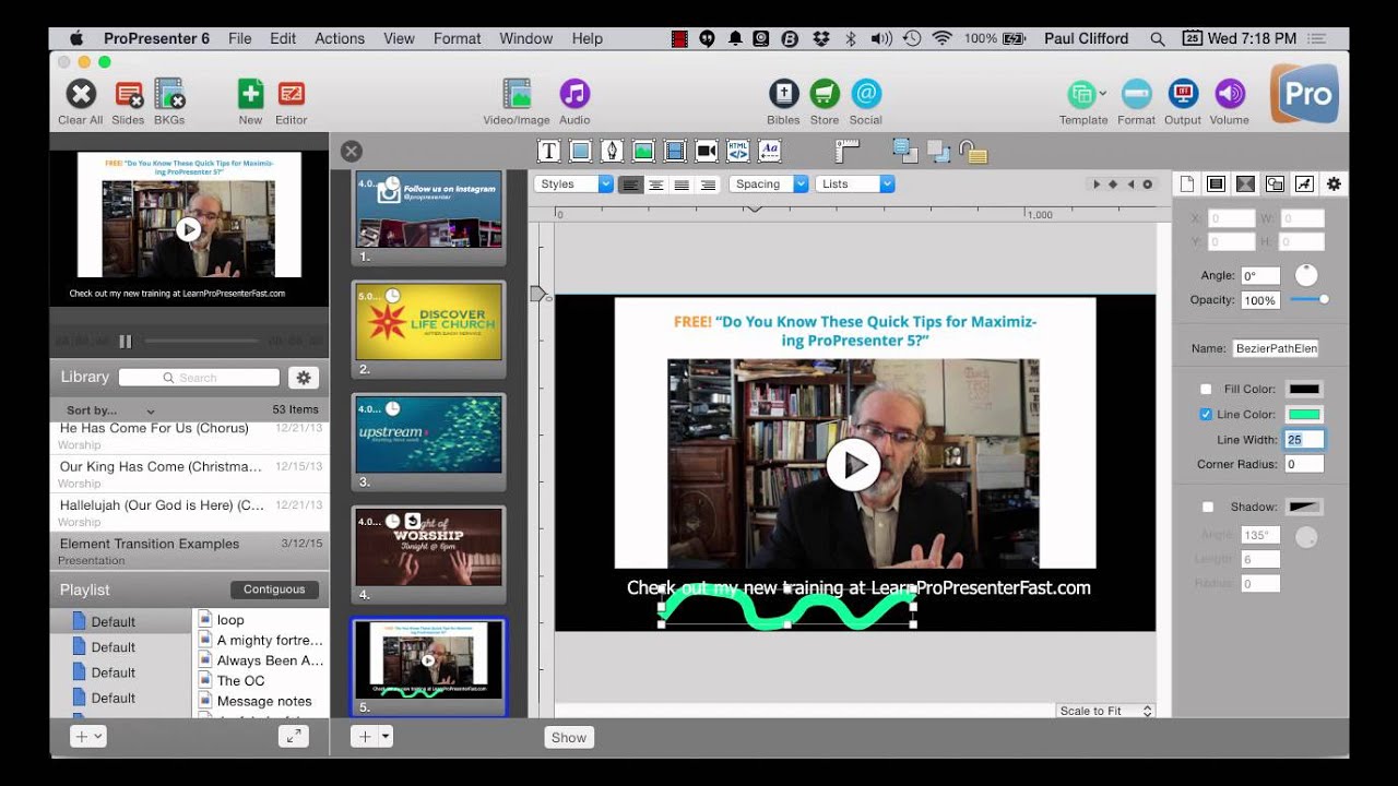 Propresenter Tutorials Noredjet