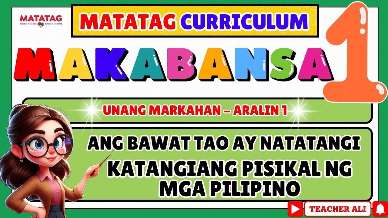 Matatag Curriculum Makabansa Grade 1 Pdf