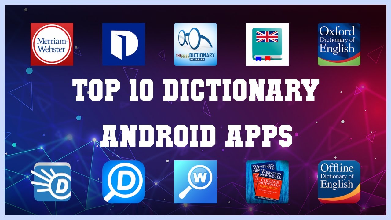 Top 10 Dictionary Android App Review Youtube