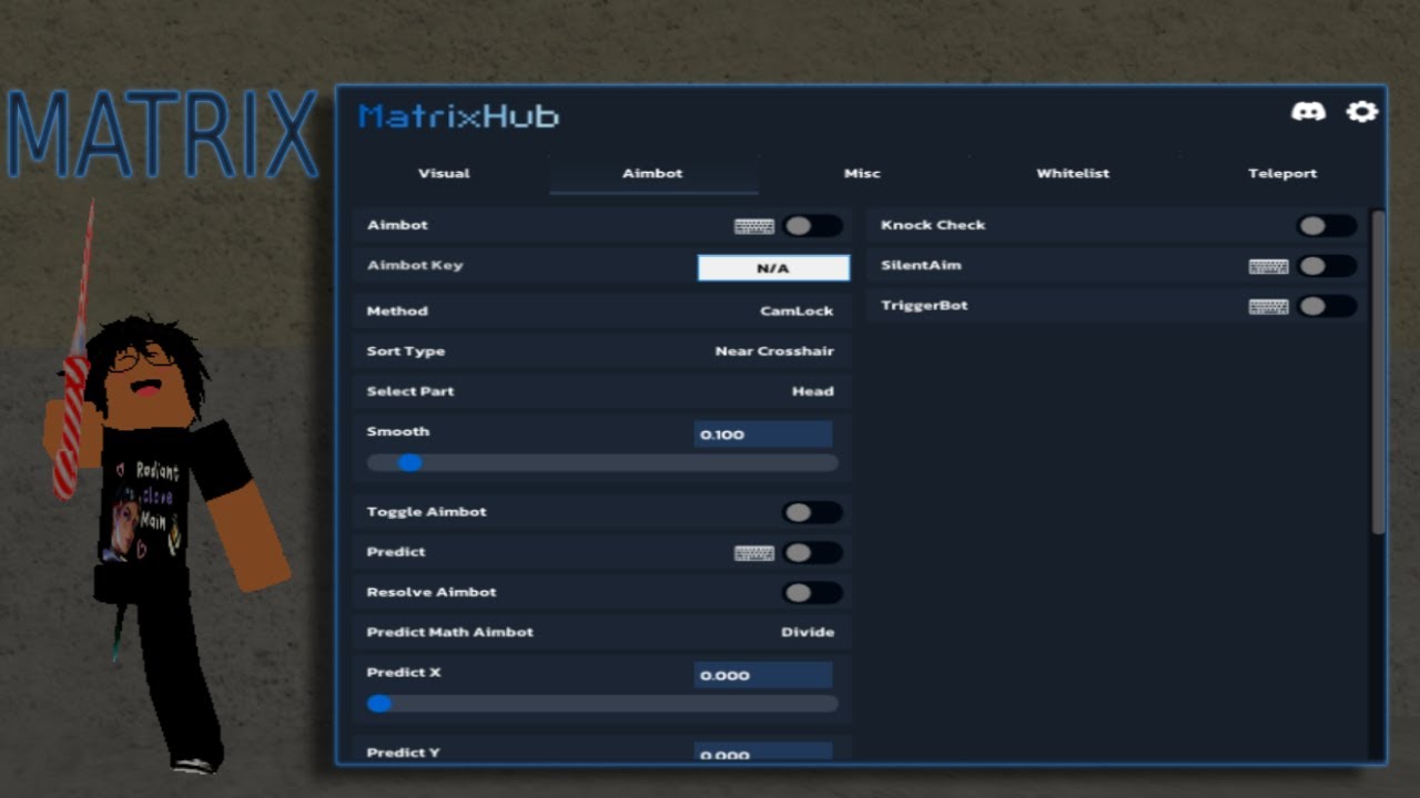 New Raiding With The Best Matrix Hub Config In Der Hood Youtube