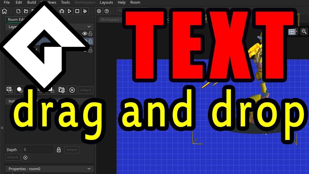 Gamemaker Studio 2 Draw Text Tutorial Youtube
