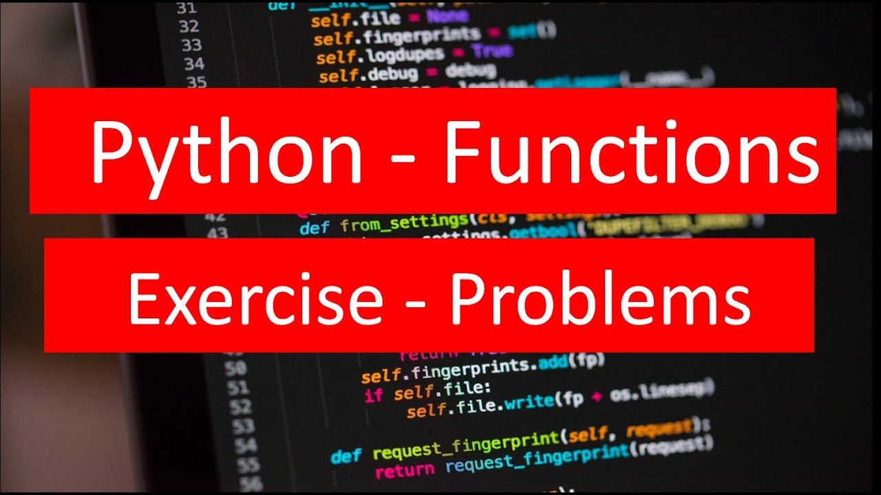 Python Functions Examples Youtube