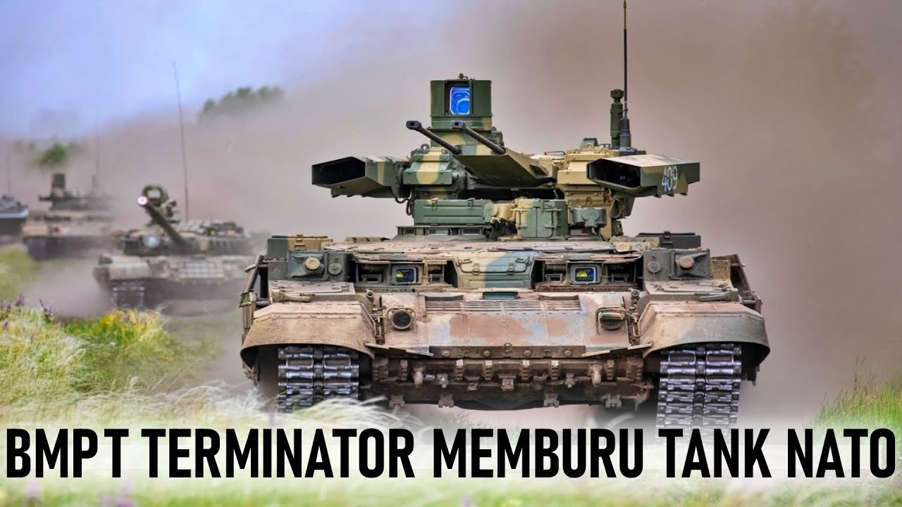 Bmpt Terminator Rusia Siap Memburu Tank Leopard Dan M1 Abrams Youtube