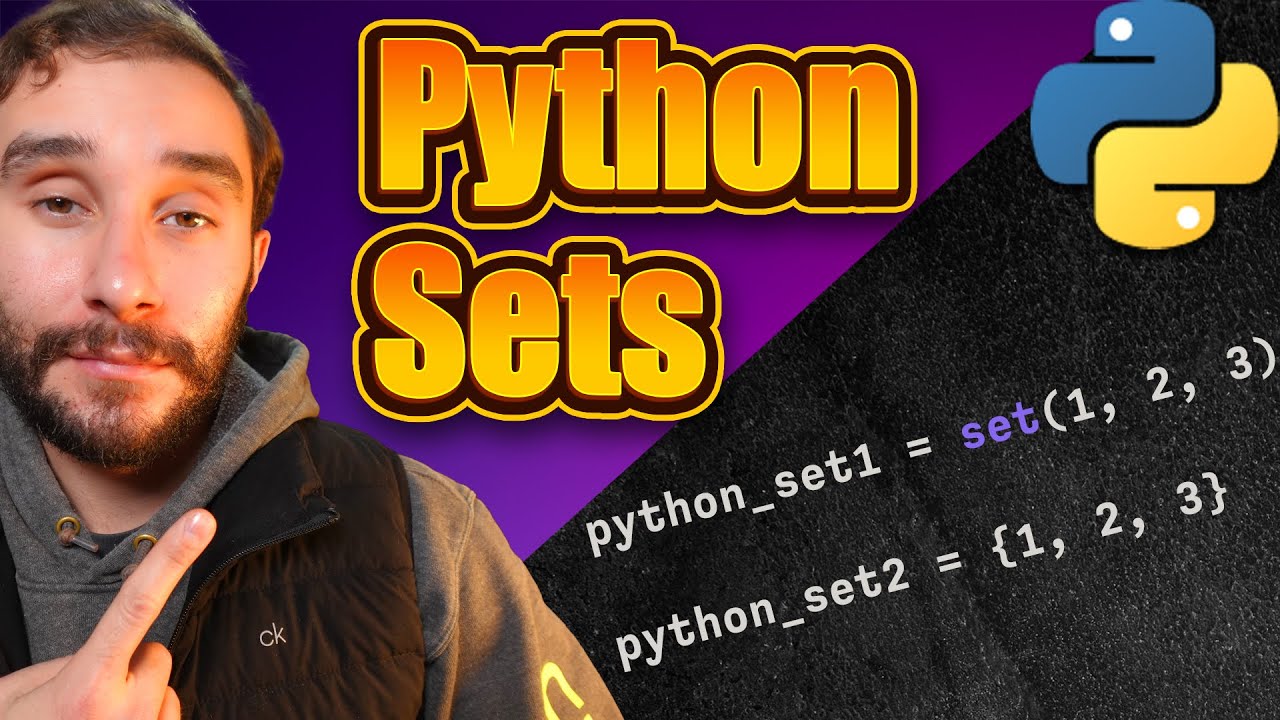 Python Sets Python Tutorial For Beginners Youtube