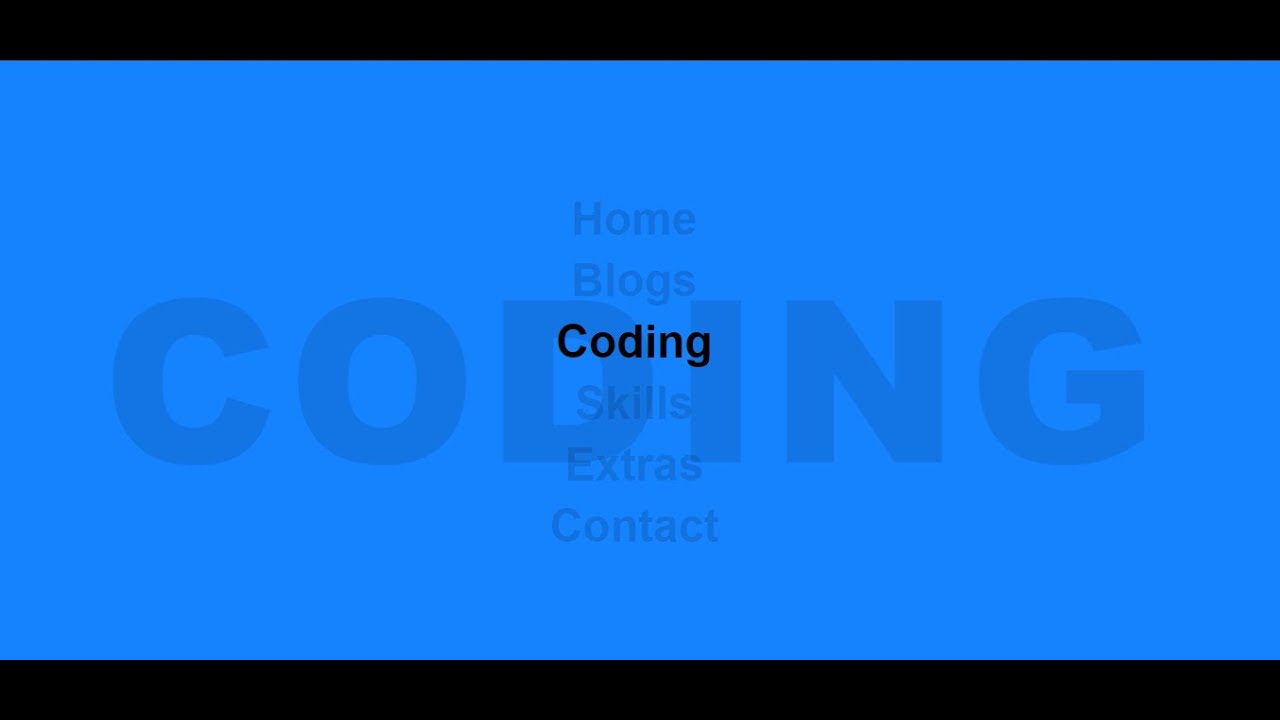 Pure Css Creative Menu Hover Effects Youtube