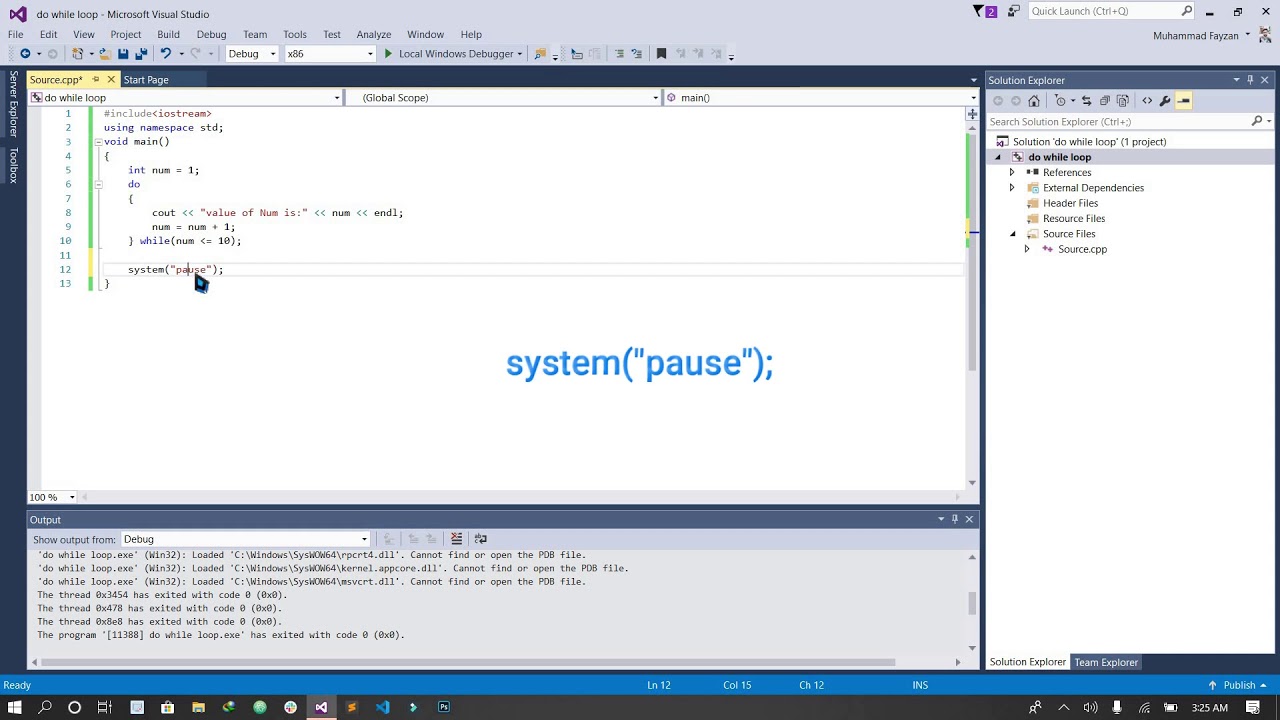 Do While Loop In C Youtube