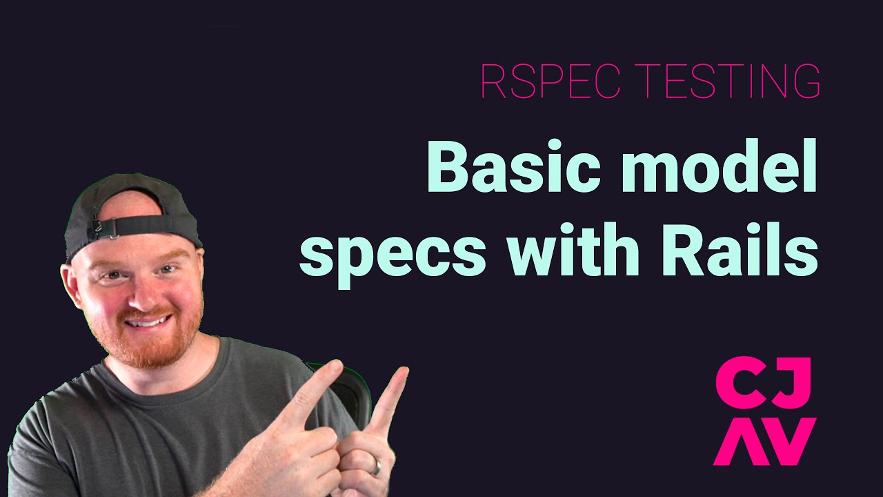 Basic Rspec Ruby On Rails Model Specs Youtube