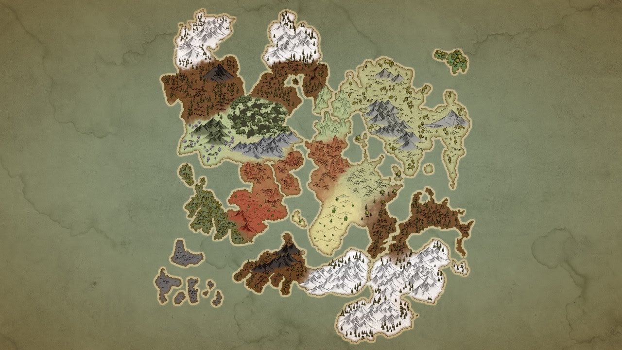Wonderdraft Epic Fantasy Map Timelapse Valloras World Map Download
